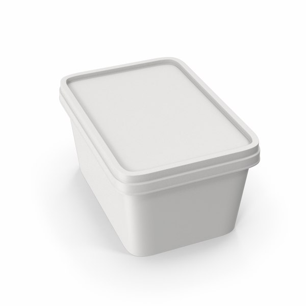 3D White Food Container model - TurboSquid 1998433