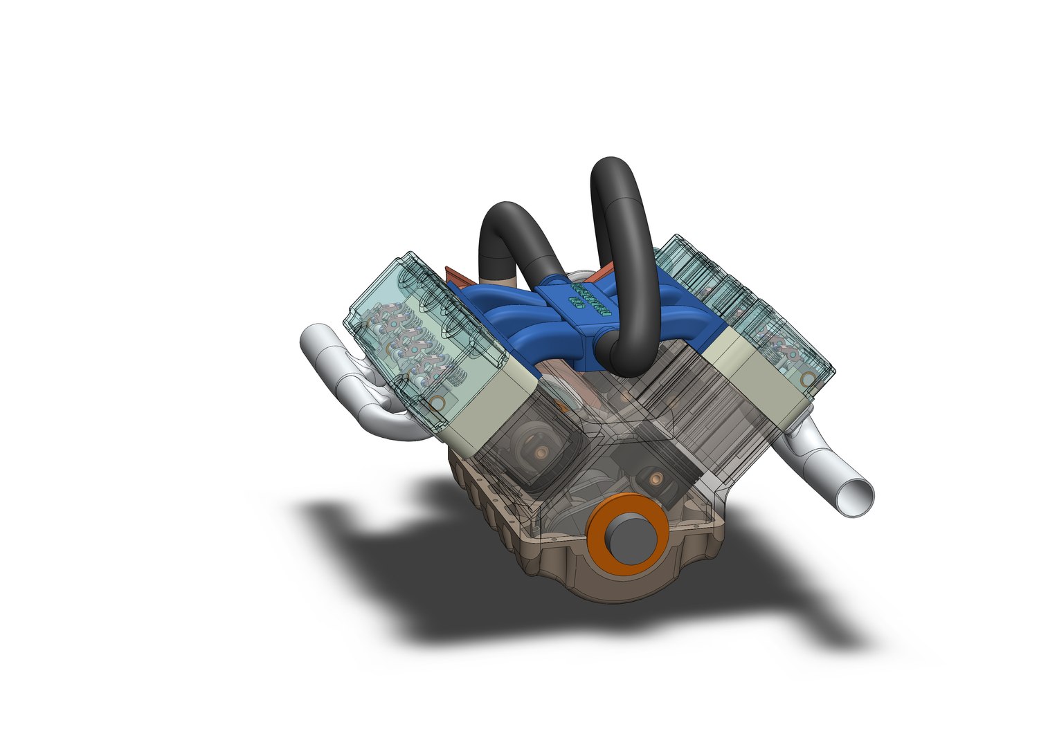 V6 Engine 3D - TurboSquid 1447885