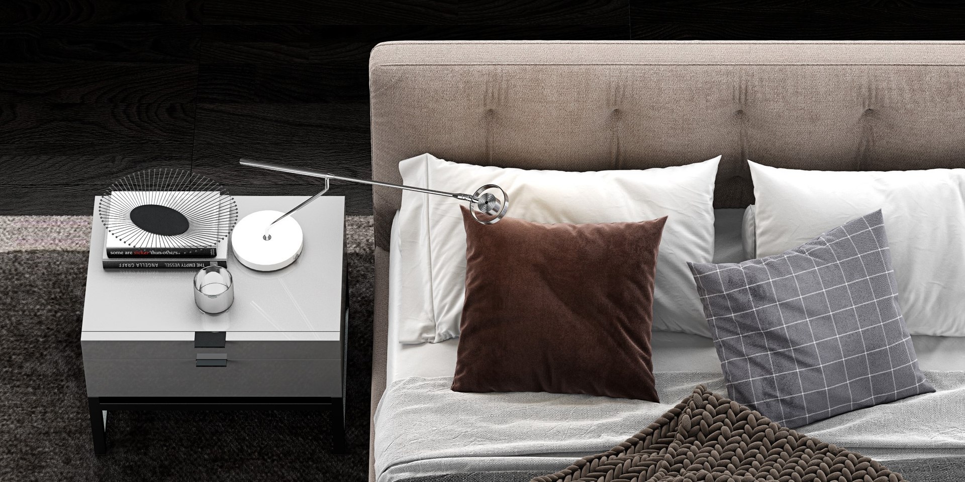 3D Minotti Andersen Bed Quilt - TurboSquid 1593513