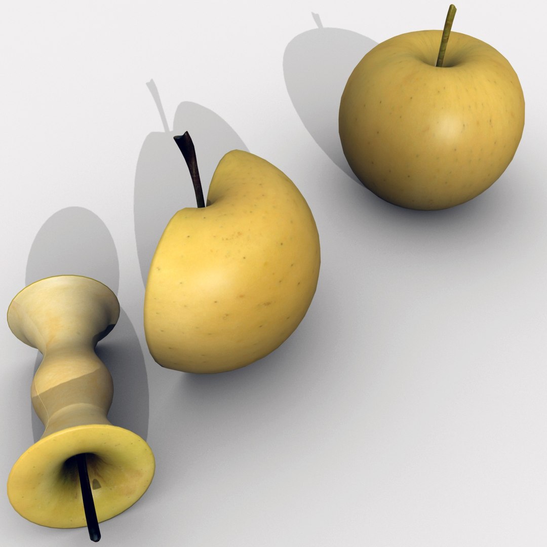 Apple Core 3d Max