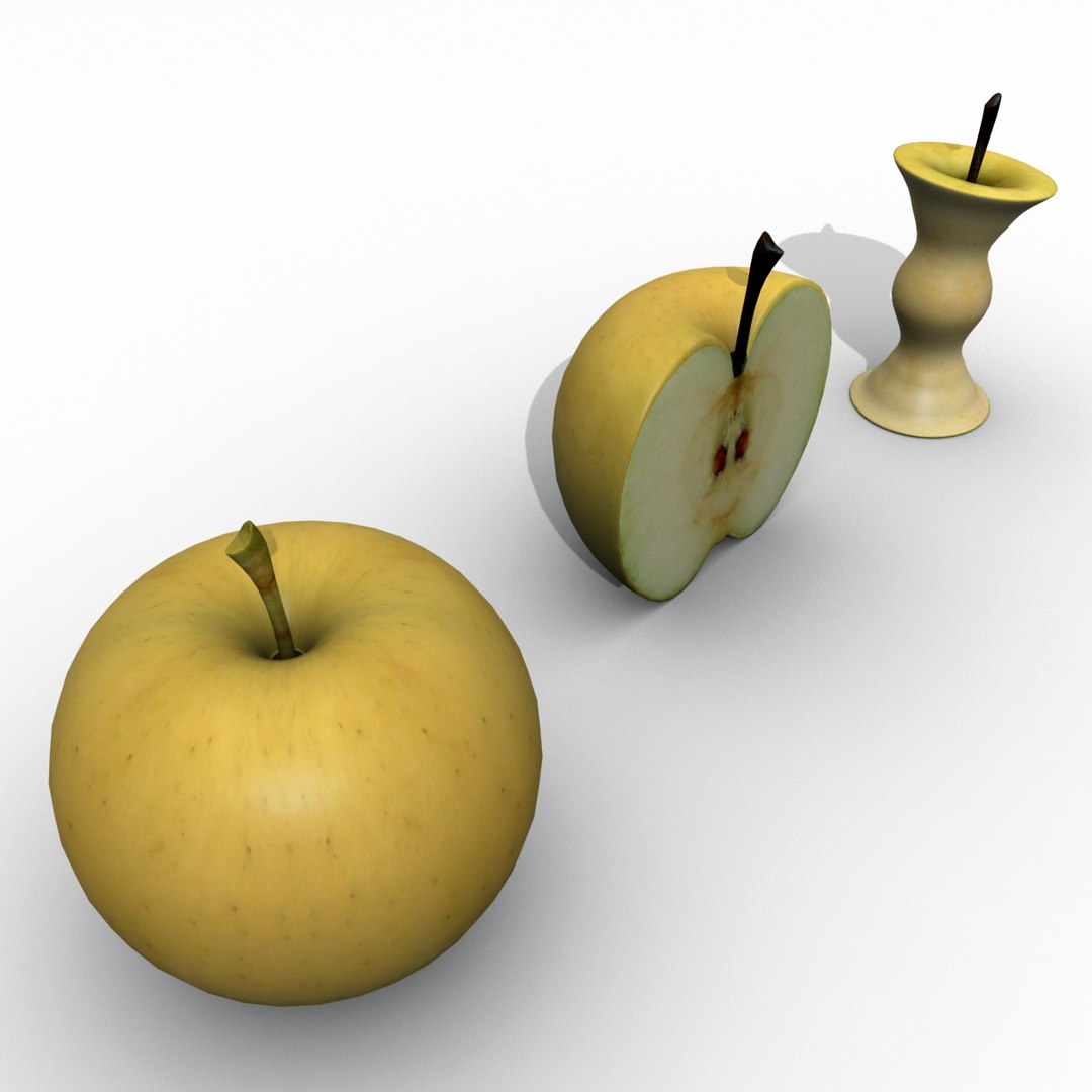 Apple Core 3d Max