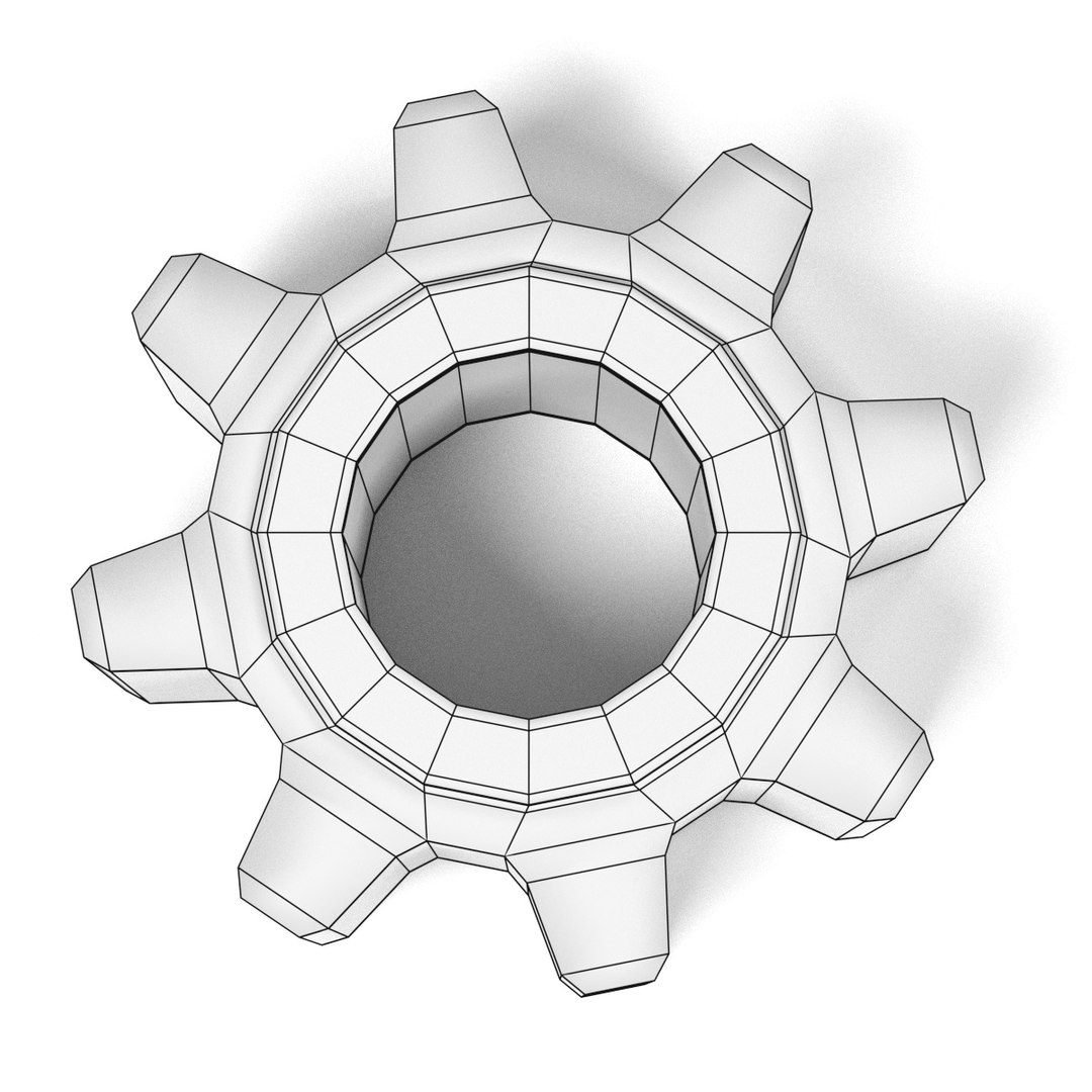 3d gear wheel