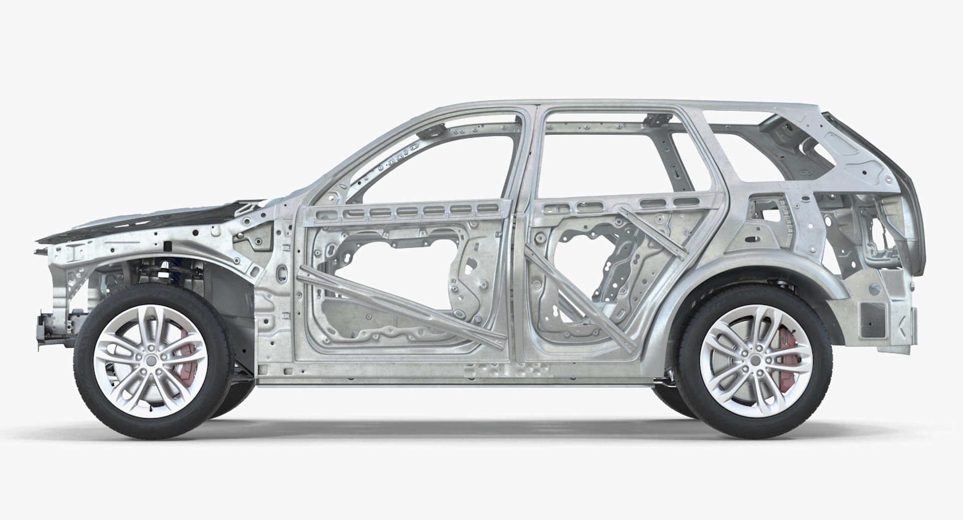 Suv sedan frames chassis car model - TurboSquid 1213436