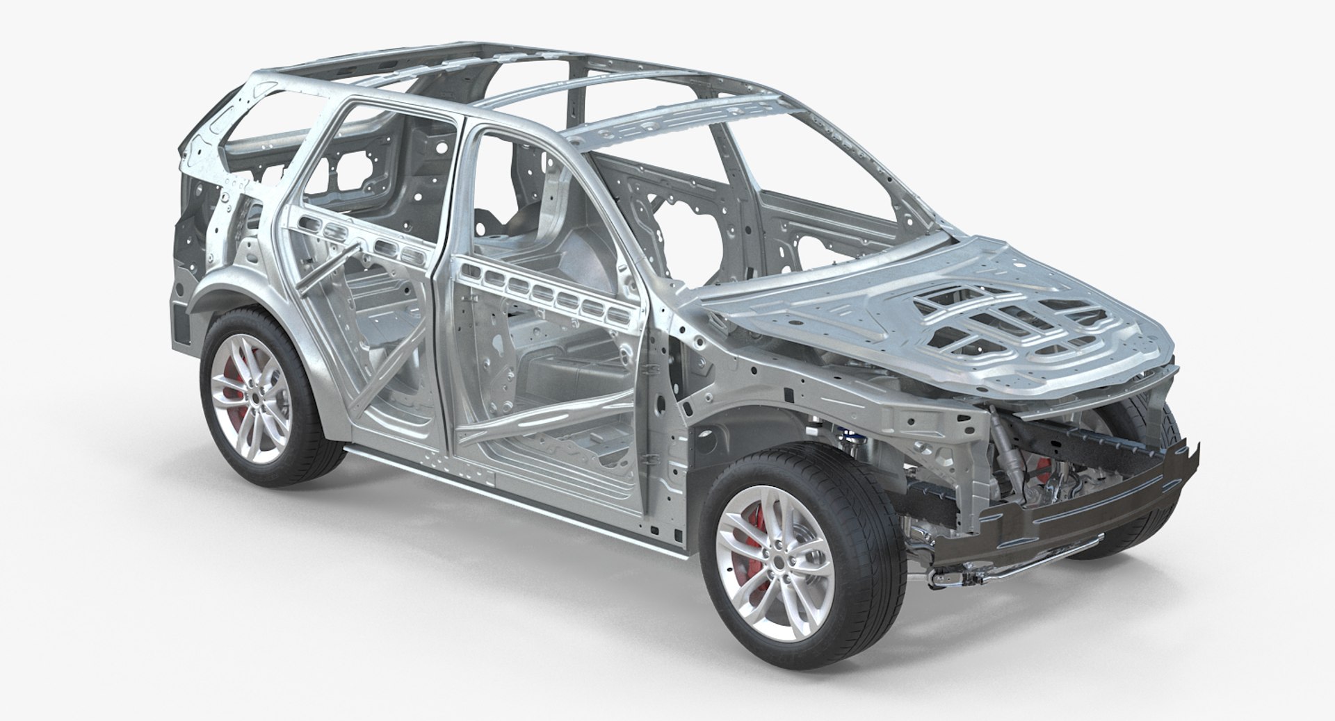 Suv Sedan Frames Chassis Car Model - TurboSquid 1213436