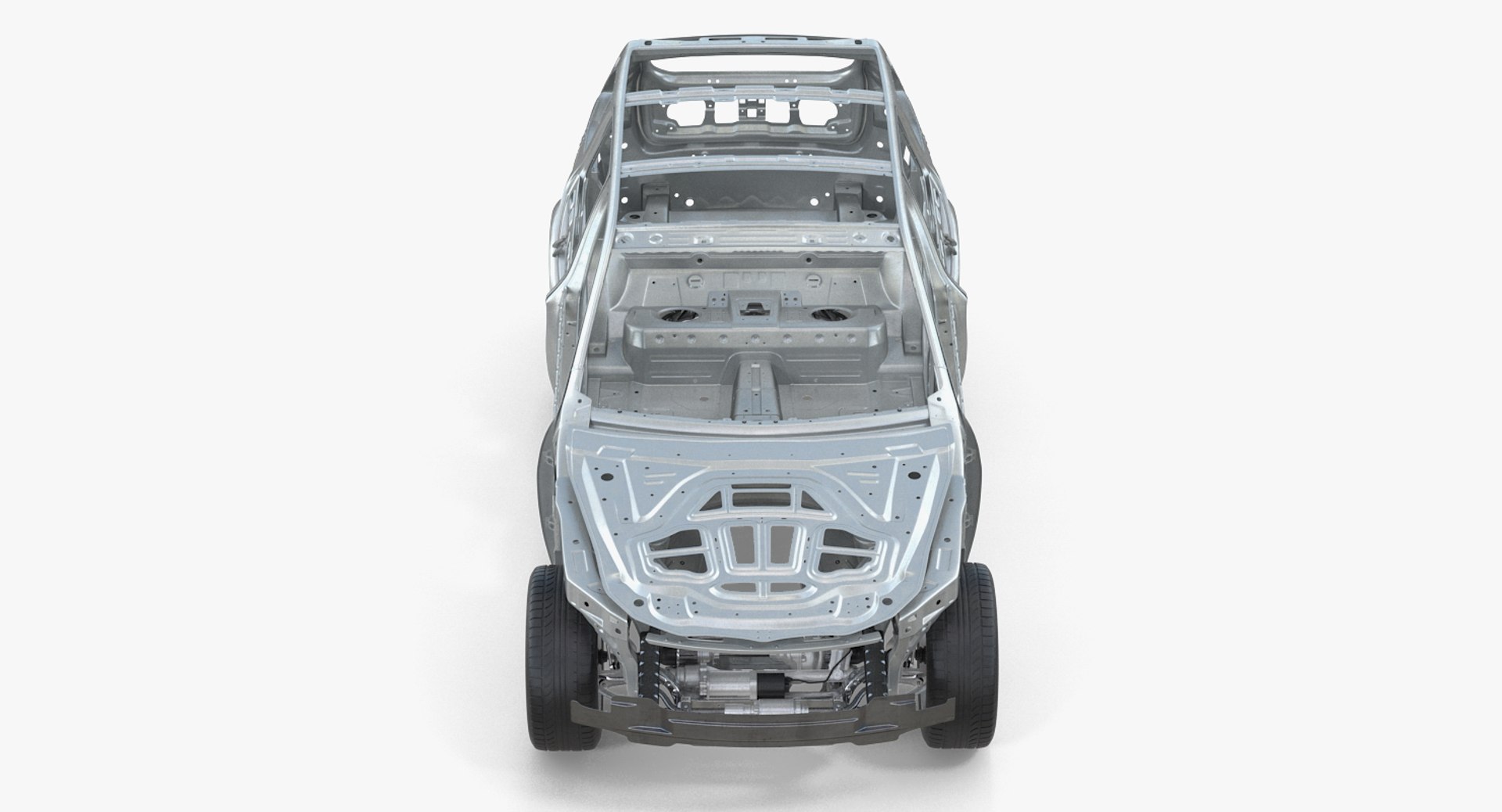 Suv sedan frames chassis car model - TurboSquid 1213436