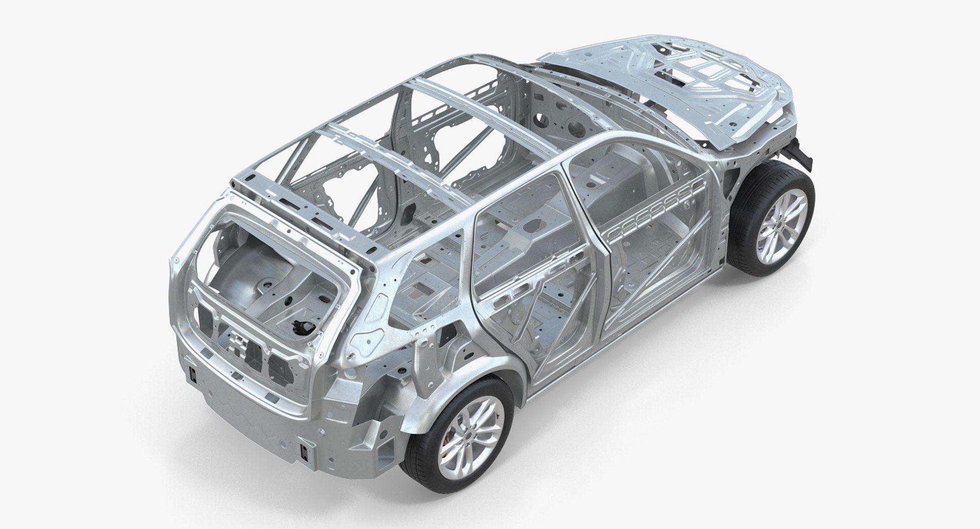 Suv sedan frames chassis car model - TurboSquid 1213436