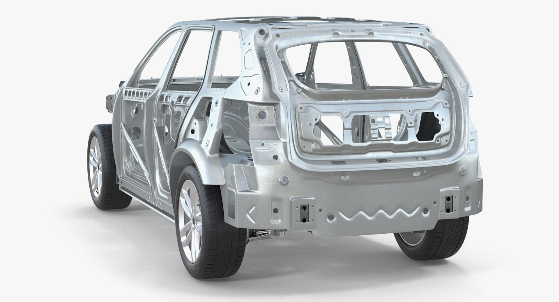 Suv sedan frames chassis car model - TurboSquid 1213436