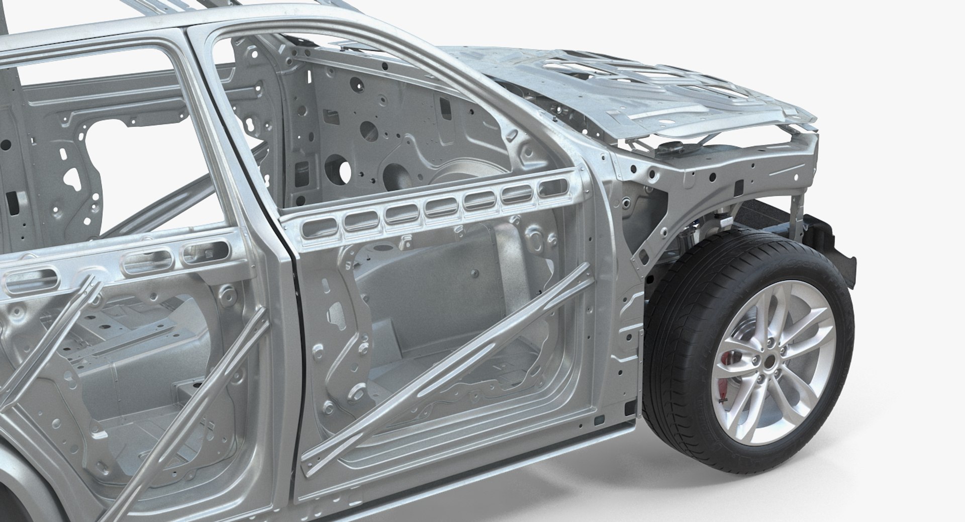 Suv sedan frames chassis car model - TurboSquid 1213436