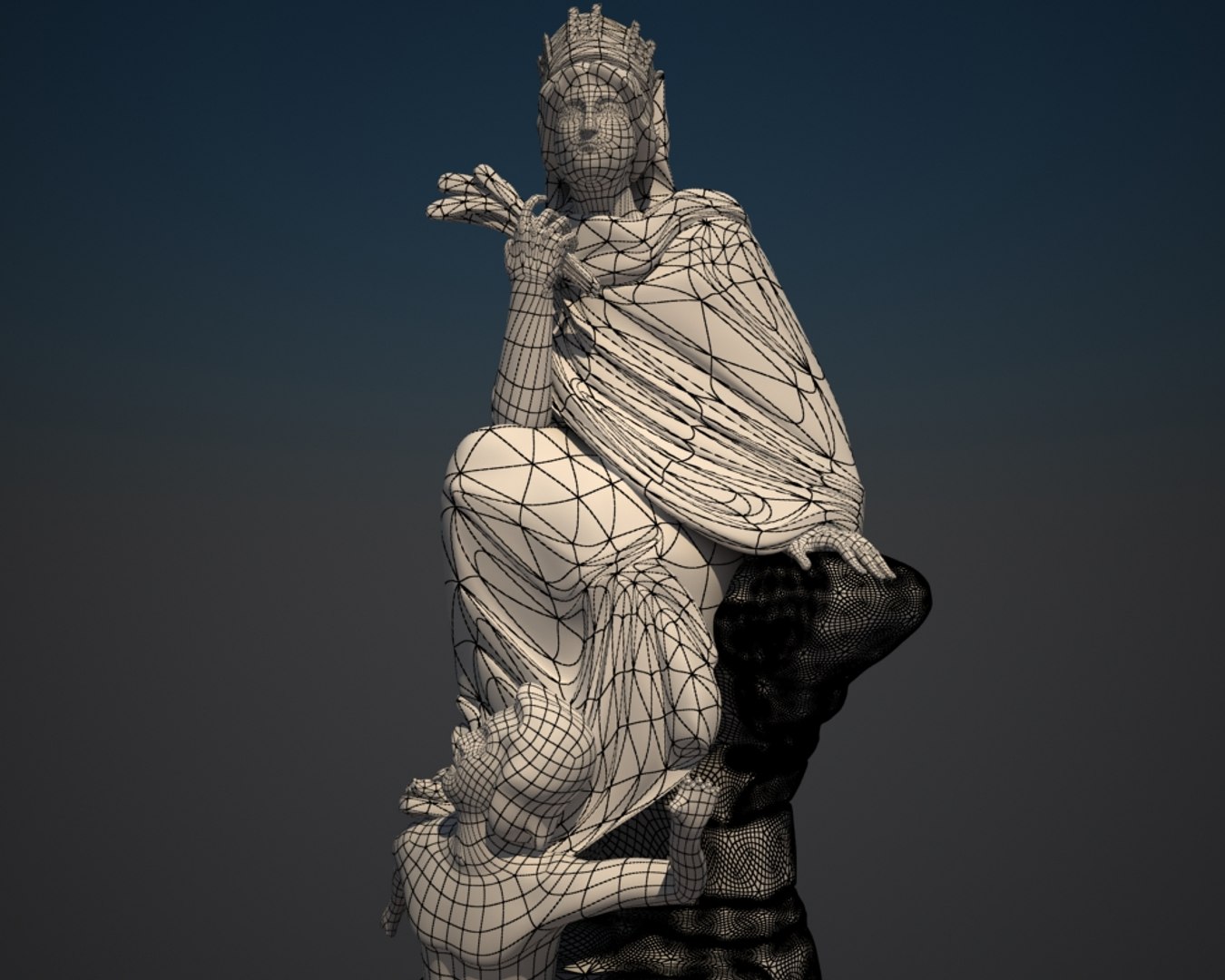 Greek Goddess 3d Model