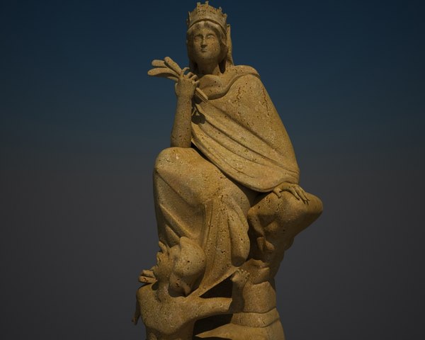 3d statue idrimi