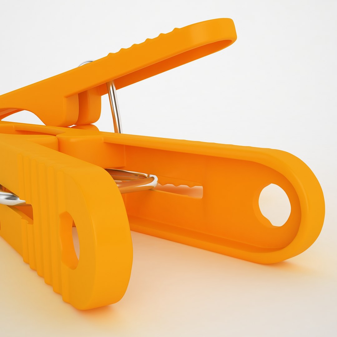 3D Plastic Clothespin Clothes - TurboSquid 1357319