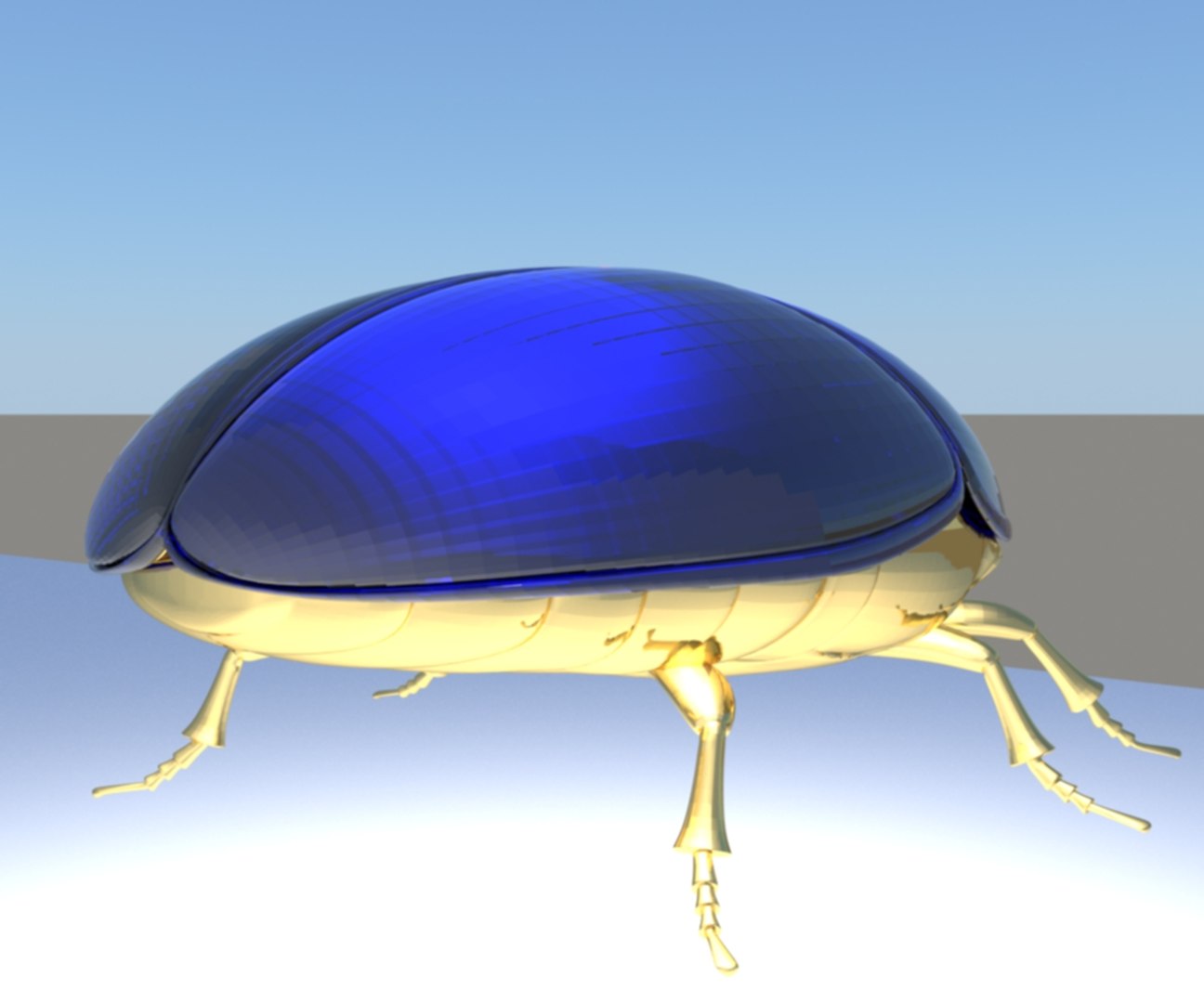 Gold Scarab 3D Model - TurboSquid 1489238