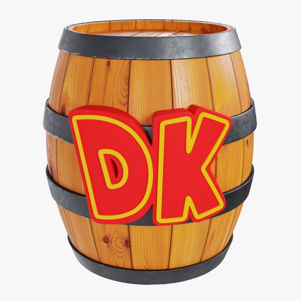 modelo 3d Barril DK de Donkey Kong - TurboSquid 2359630