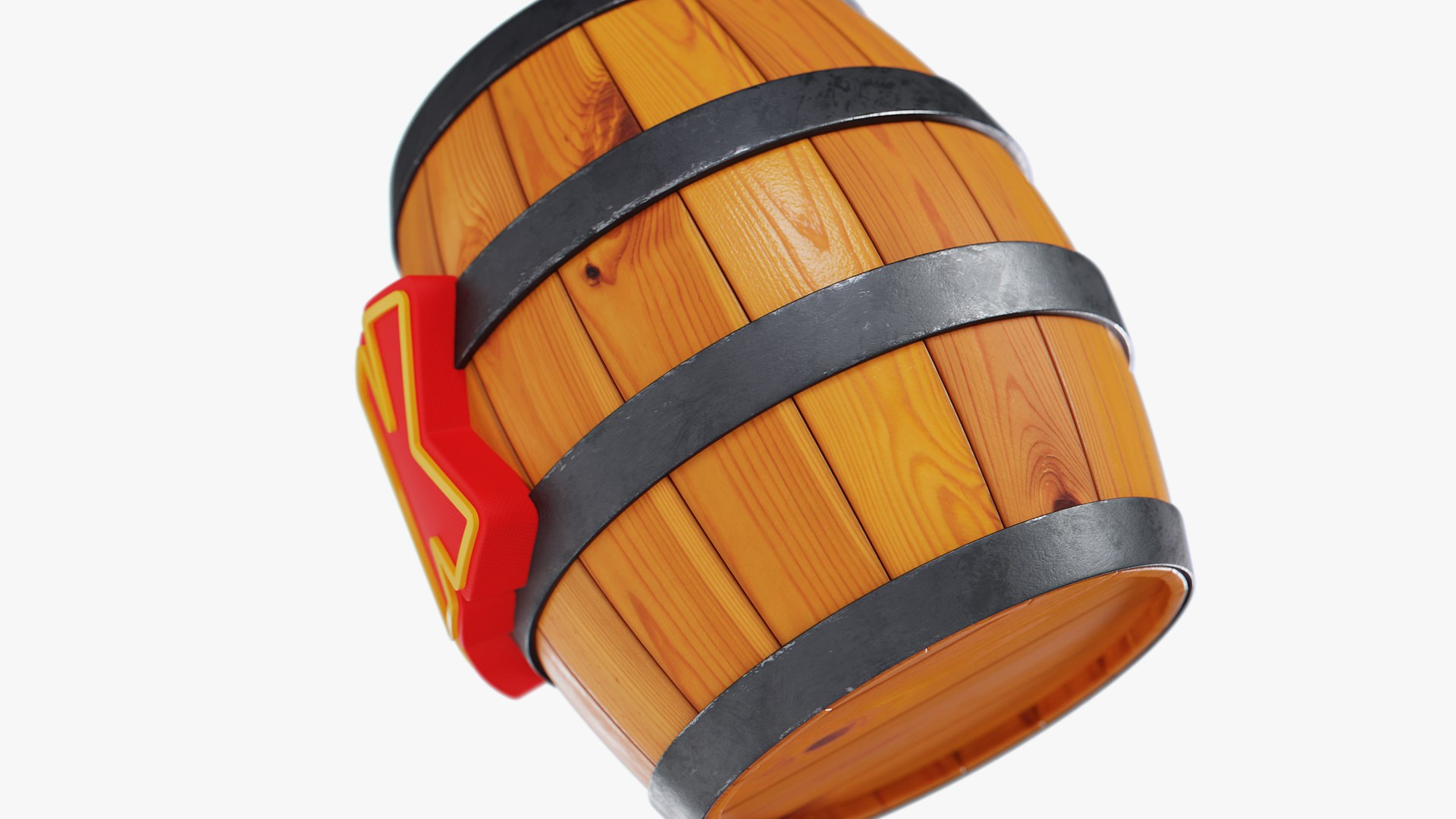 Donkey Kong DK Barrel 3D Model - TurboSquid 2359630