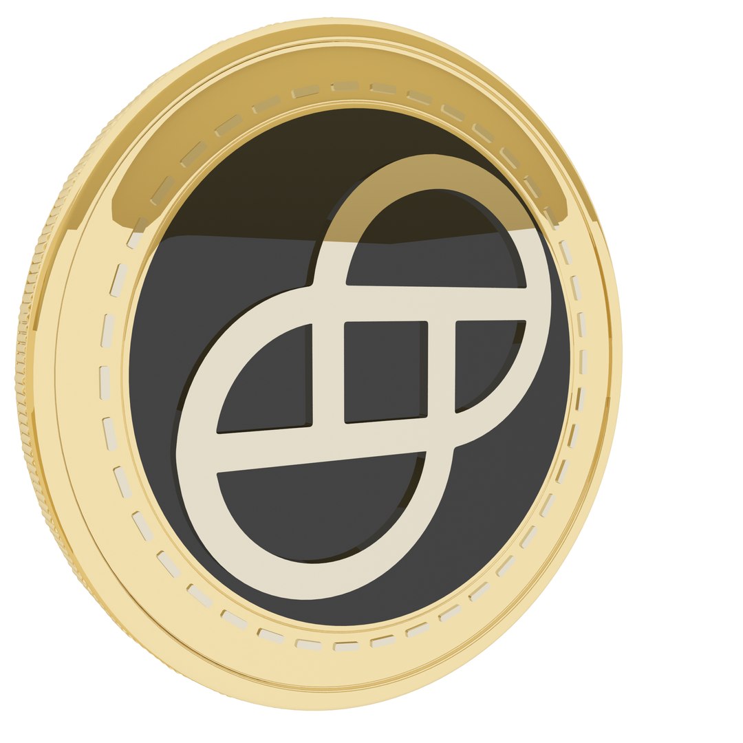 Gemini Dollar Cryptocurrency Gold Coin Model - TurboSquid 1856528