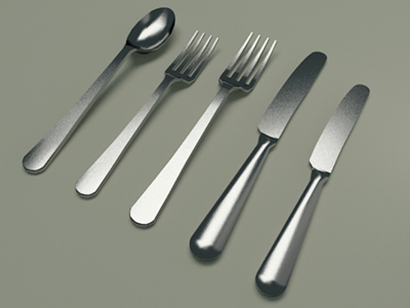 maya set cutlery knife fork