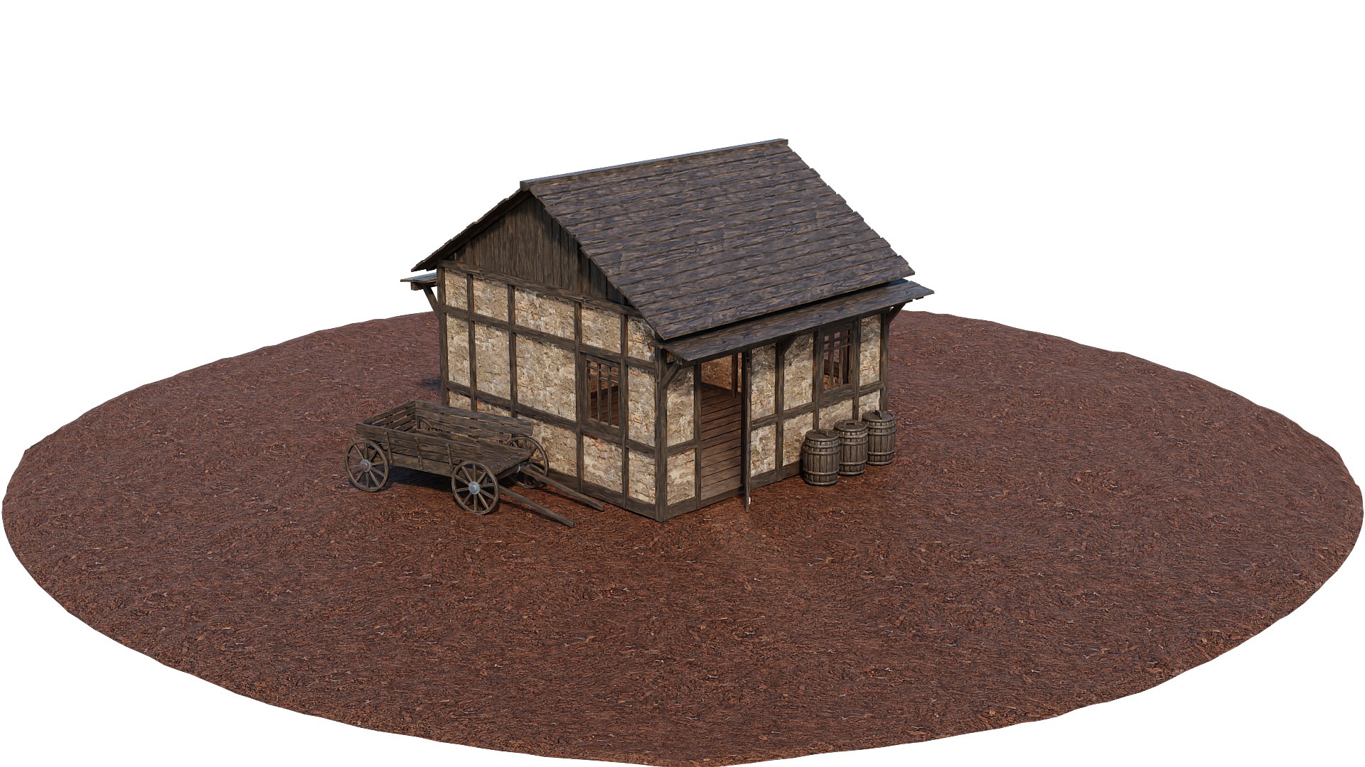 3D Medieval Village Asset 02- 4K Textures Game Ready - TurboSquid 2093499