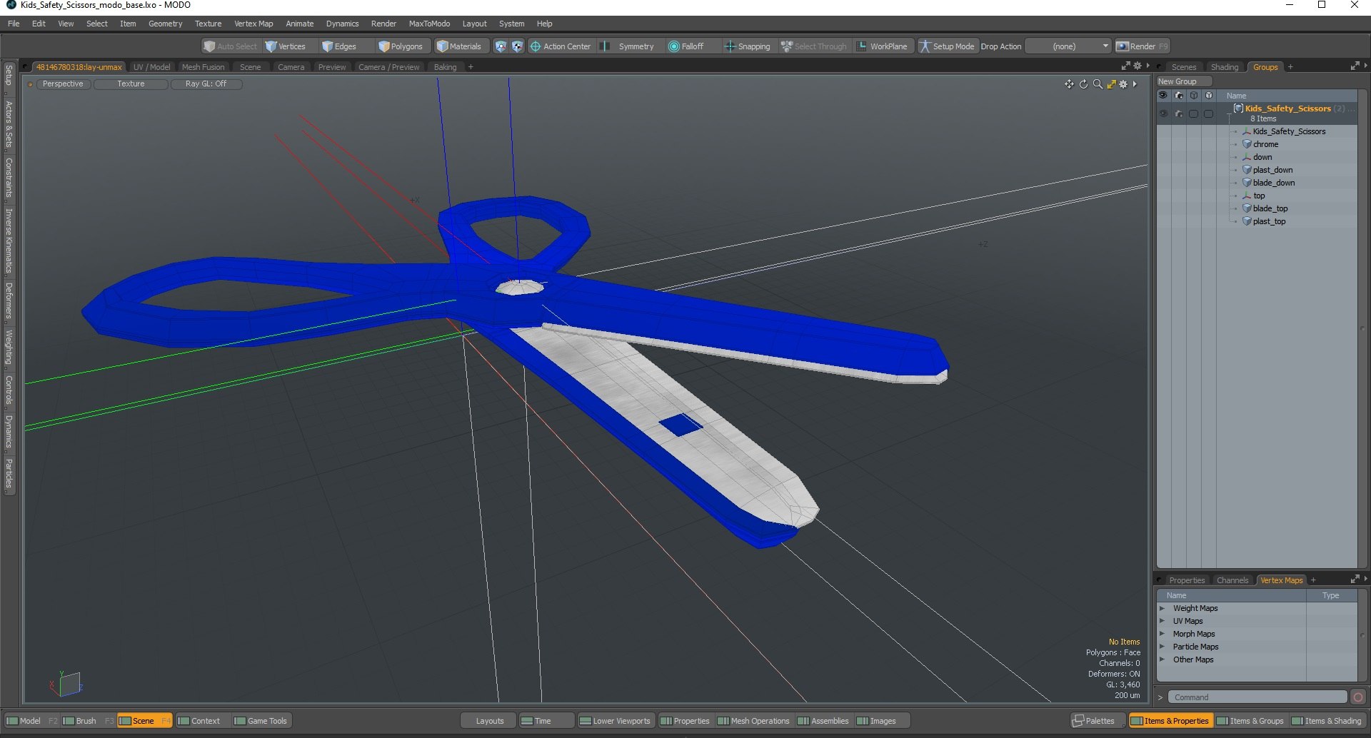 Kids Safety Scissors 3D model - TurboSquid 2172256