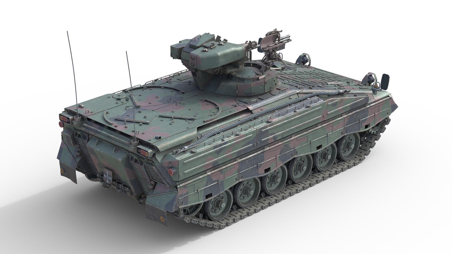 Marder 1A3 Infantry Fighting Vehicle 3D Model - TurboSquid 2342318