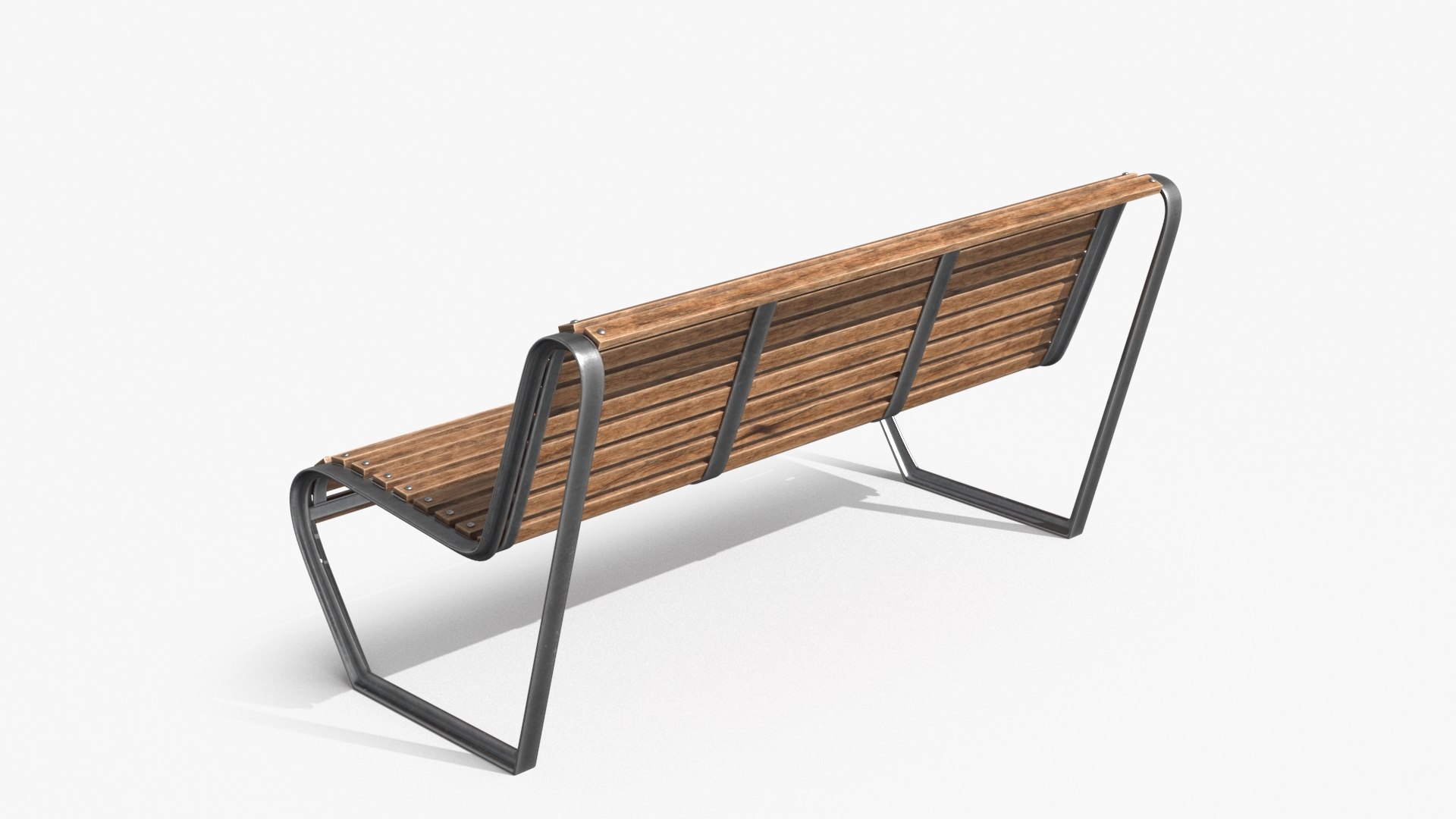 Street Bench 3D Model - TurboSquid 2242134