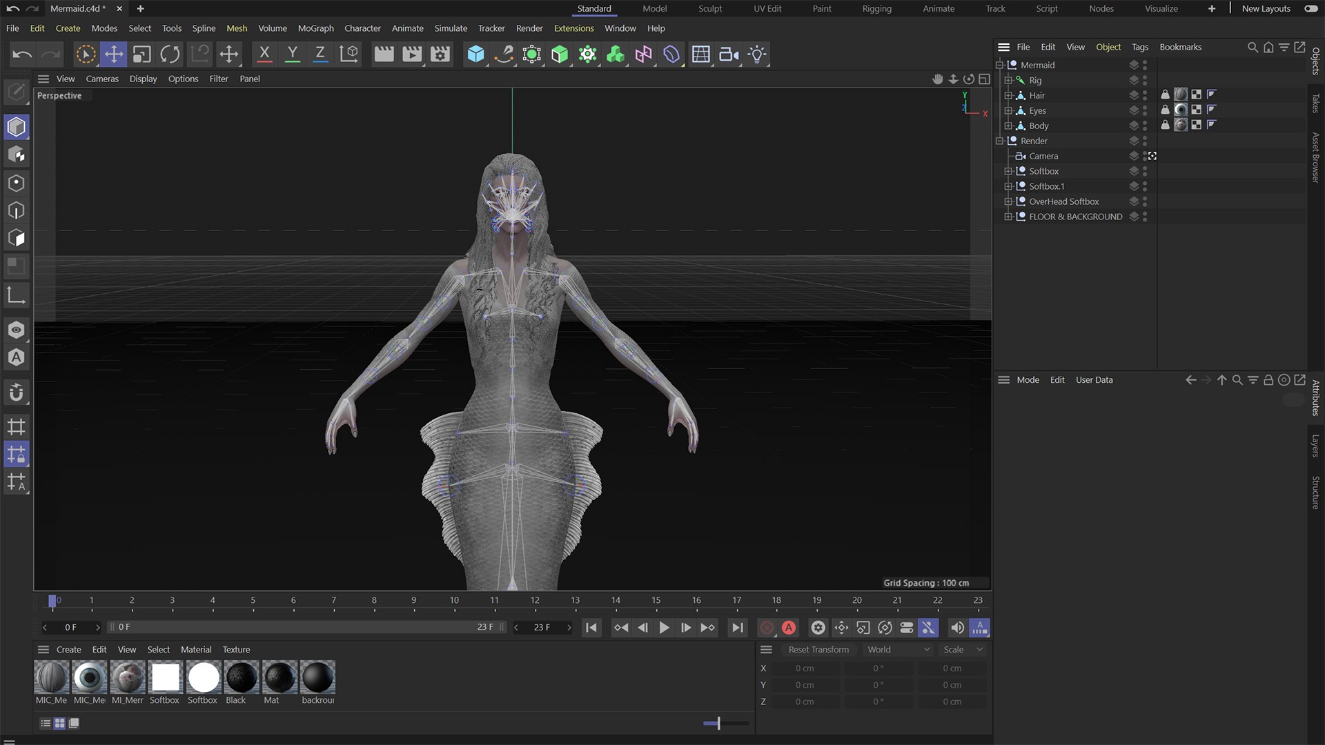 3D Mermaid Model - TurboSquid 1840791