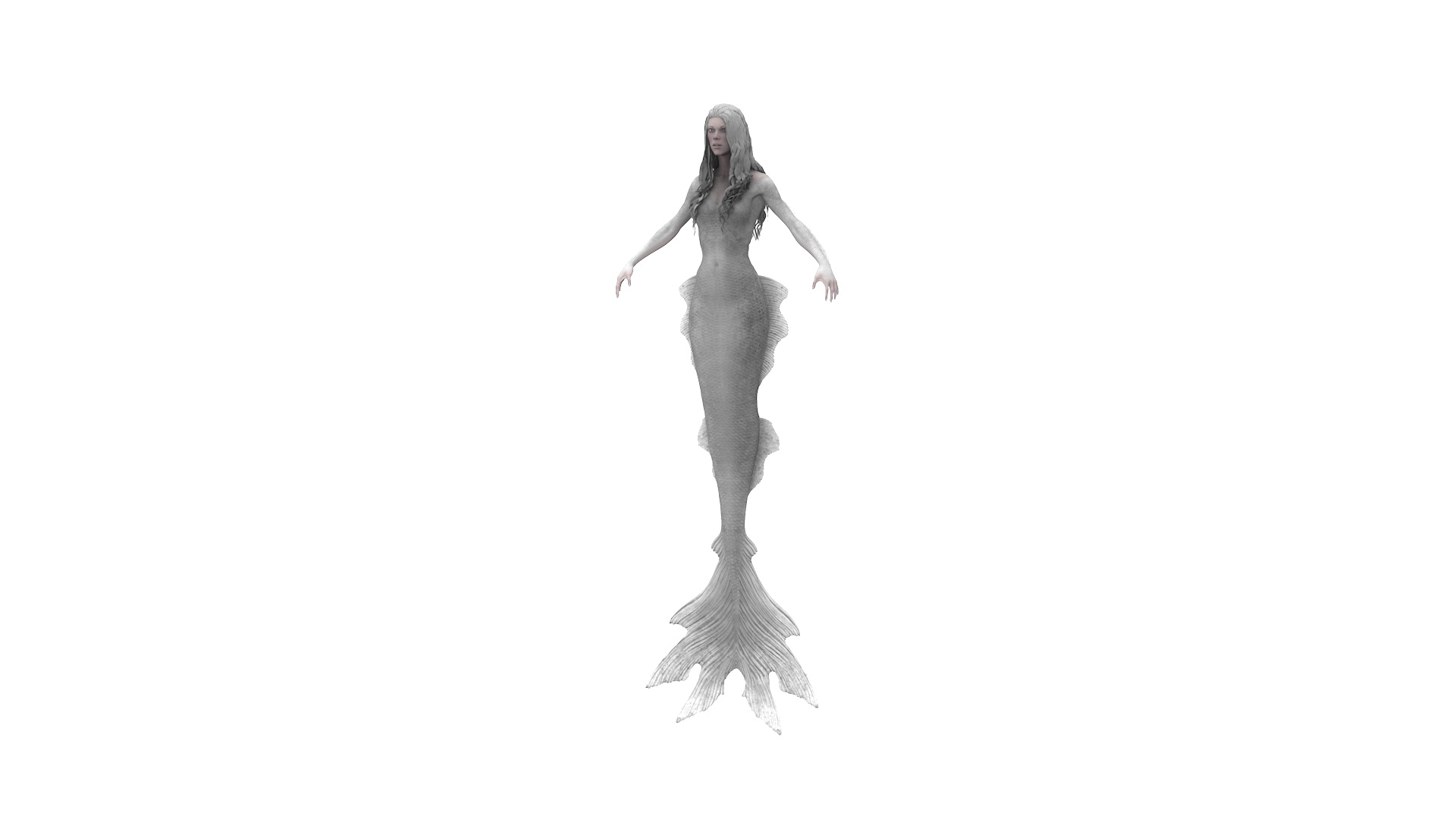 3D Mermaid Model - TurboSquid 1840791