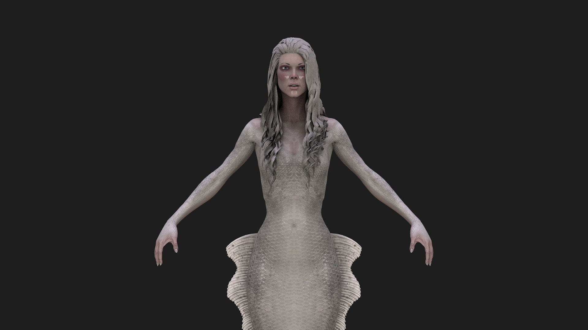 3D Mermaid Model - TurboSquid 1840791
