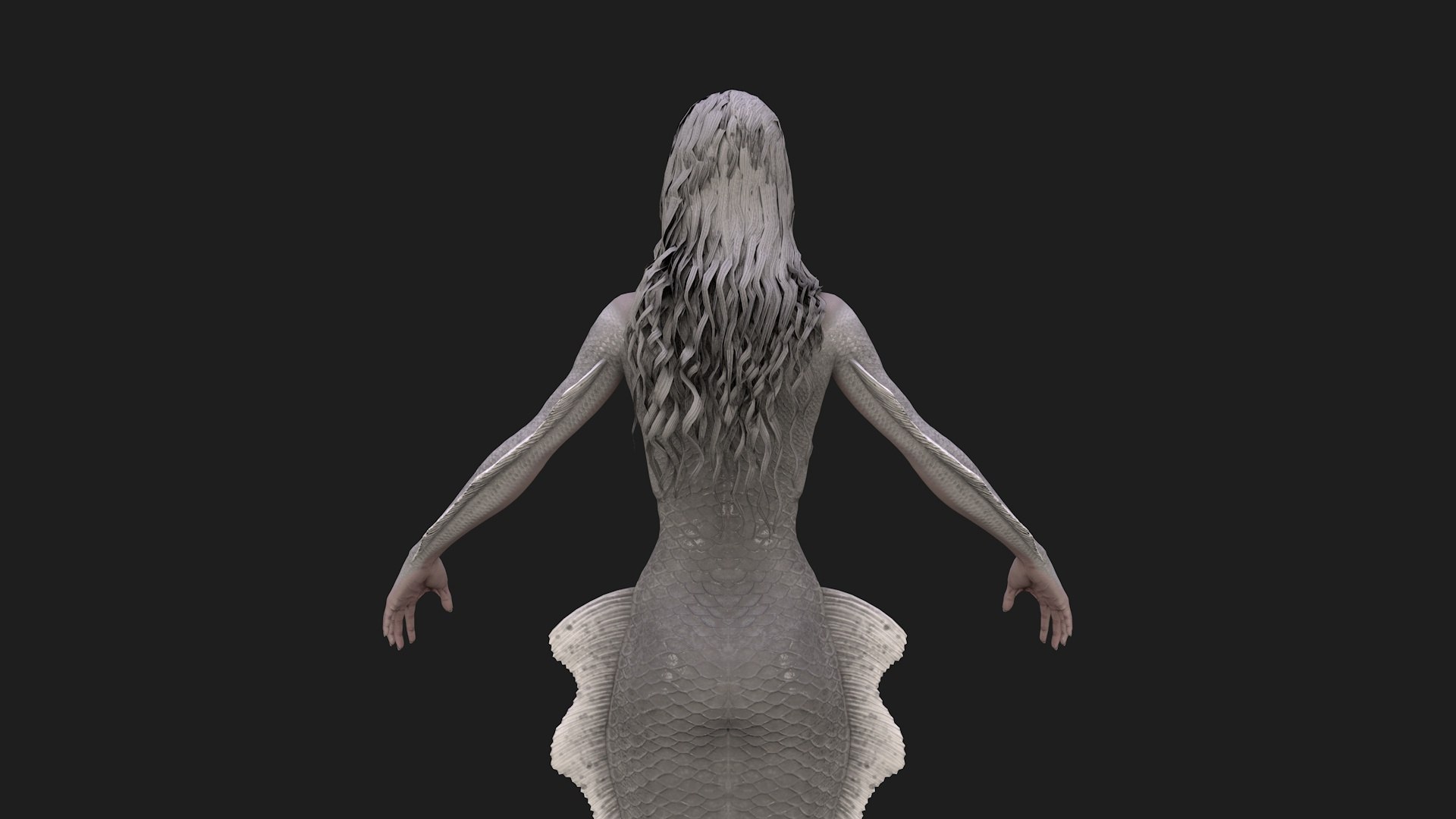 3D Mermaid Model - TurboSquid 1840791