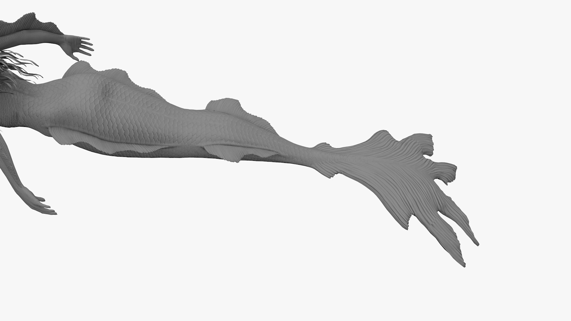 3D Mermaid Model - TurboSquid 1840791