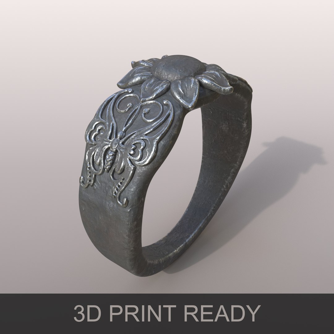 Free 3D Model Ring Butterfly - TurboSquid 1215384