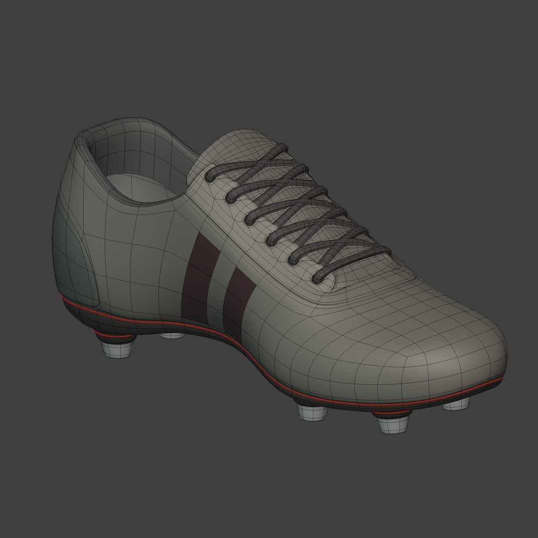 Football Shoes 3D Model - TurboSquid 1528030
