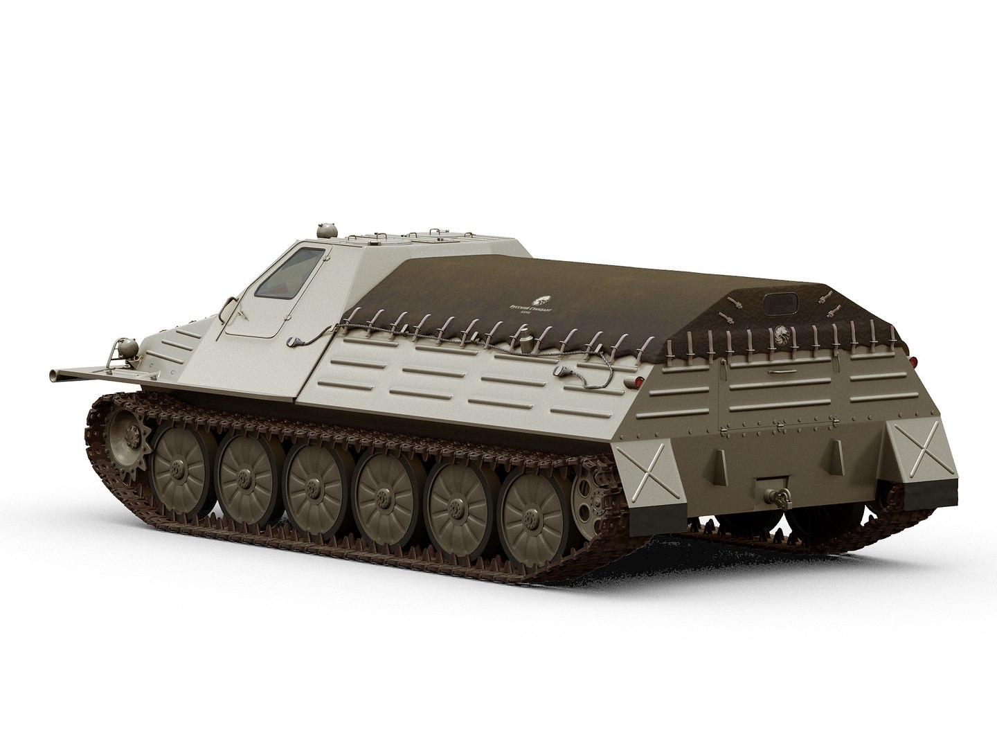 GT-T Floating Tracked Carrier 3D - TurboSquid 2178586