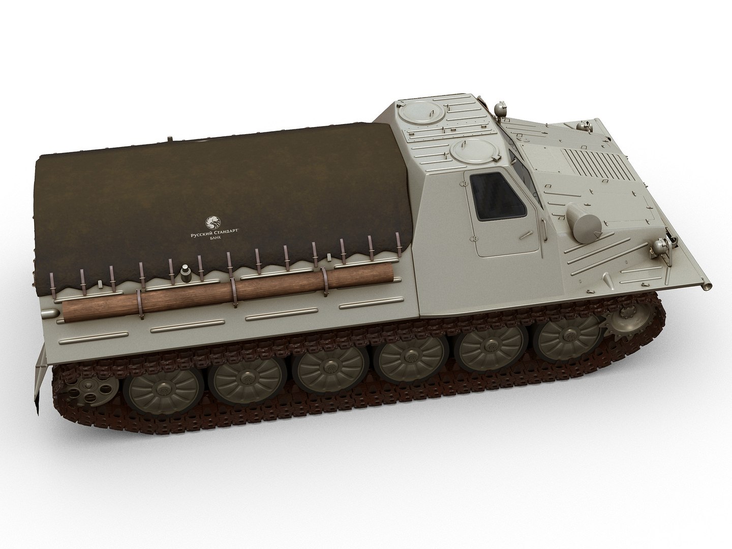 GT-T Floating Tracked Carrier 3D - TurboSquid 2178586