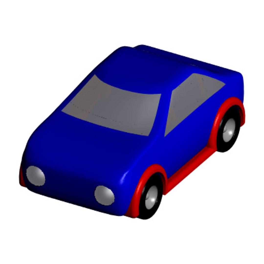 Free Toy Race Car 3d Model