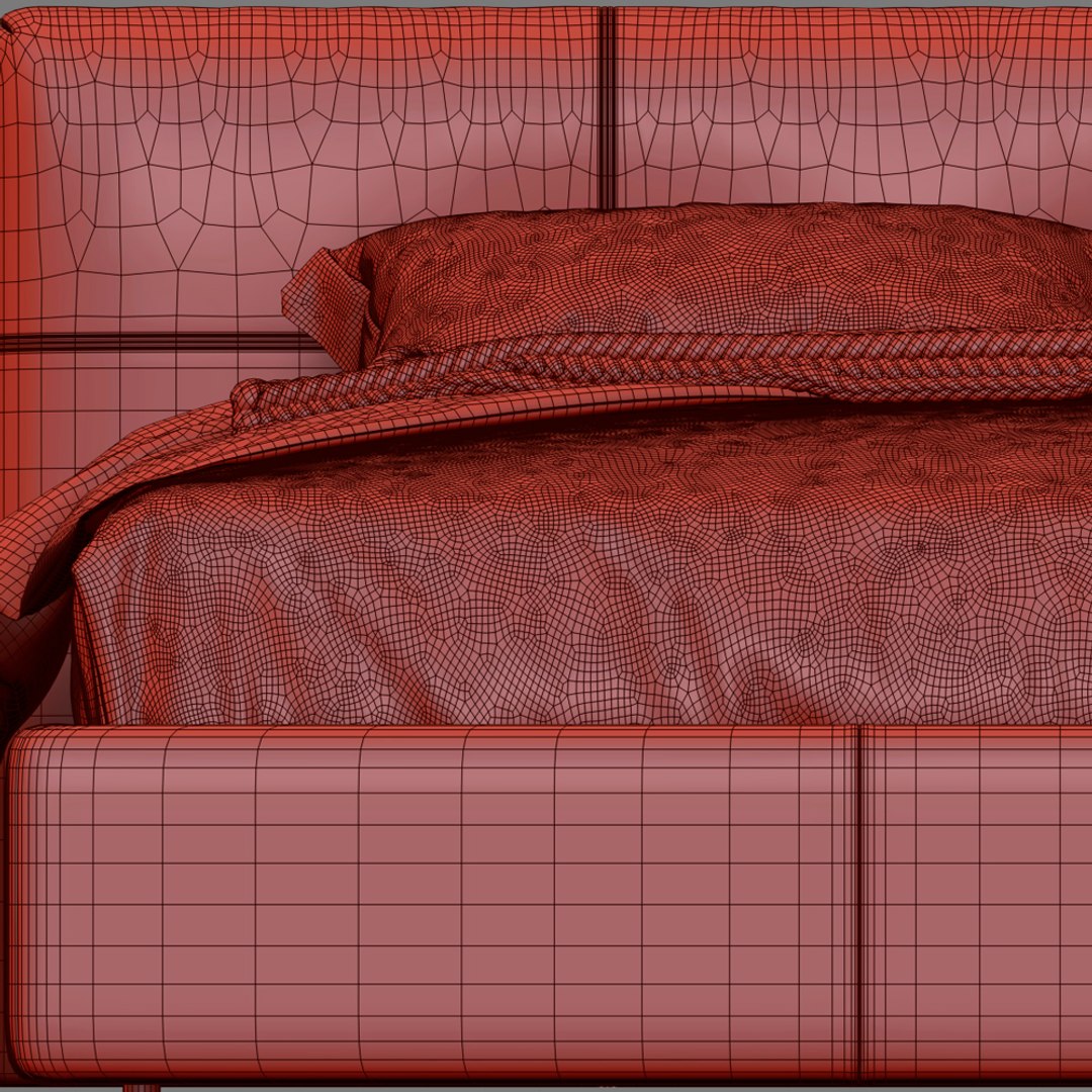 3D Bed Rolf Benz 50 - TurboSquid 1549814