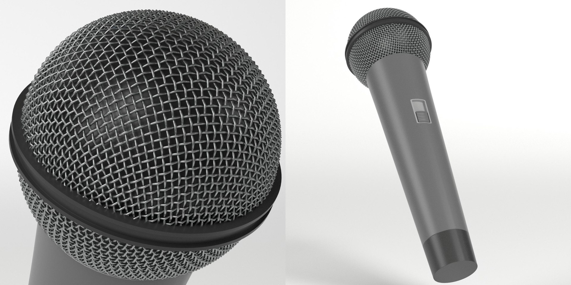 3D Traditional Microphone Model - TurboSquid 1343003