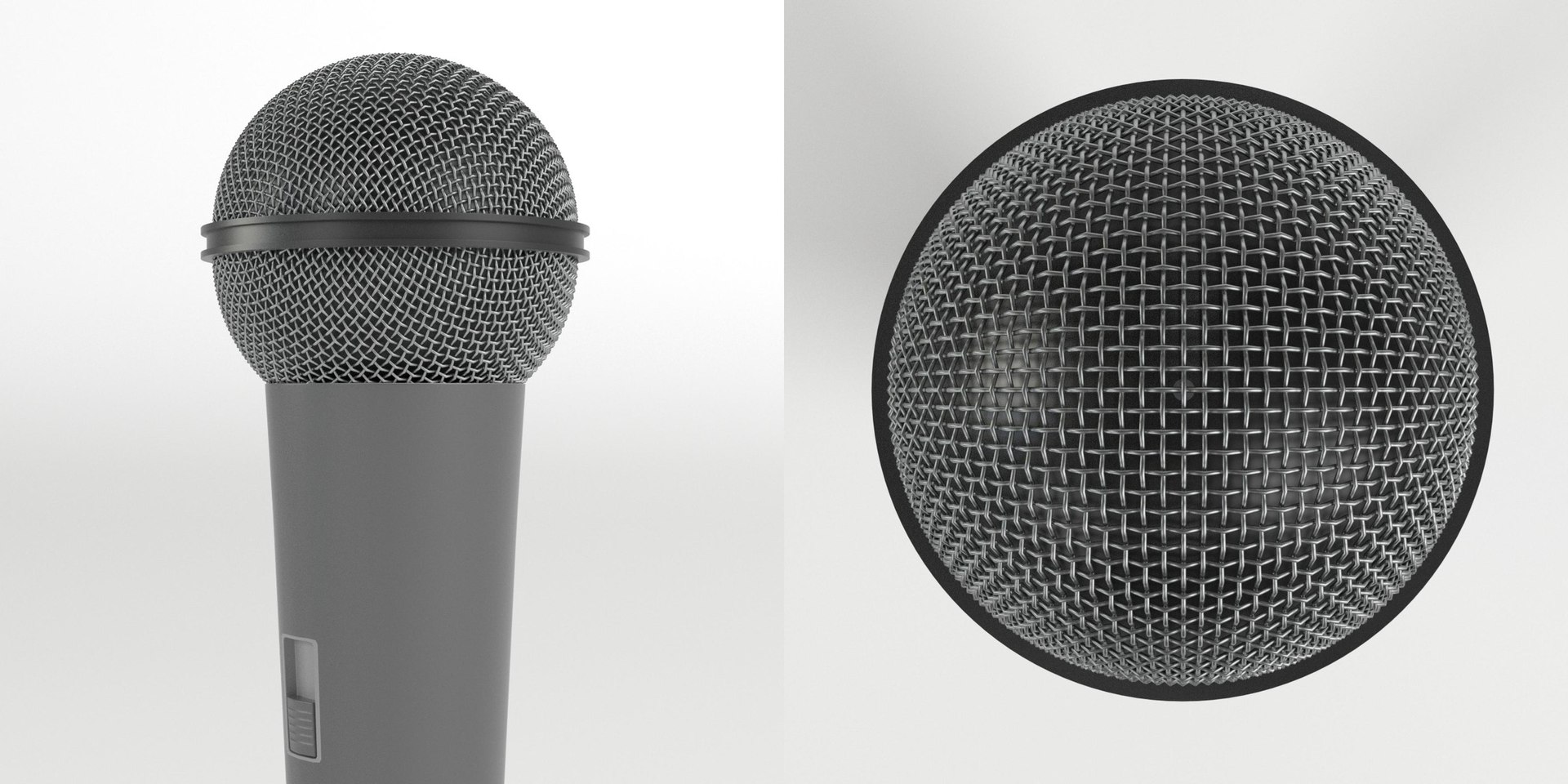 3D Traditional Microphone Model - TurboSquid 1343003