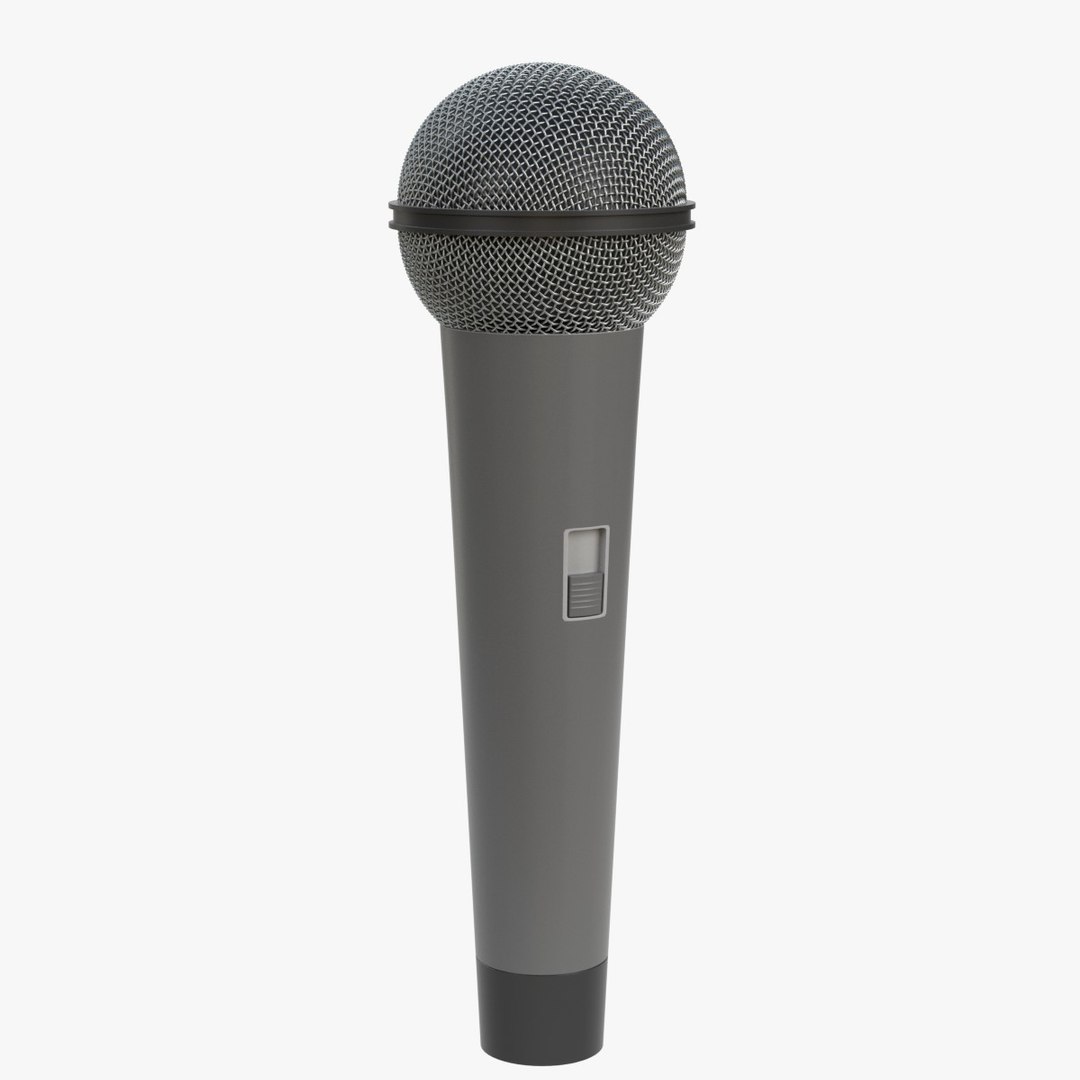 3D traditional microphone model - TurboSquid 1343003