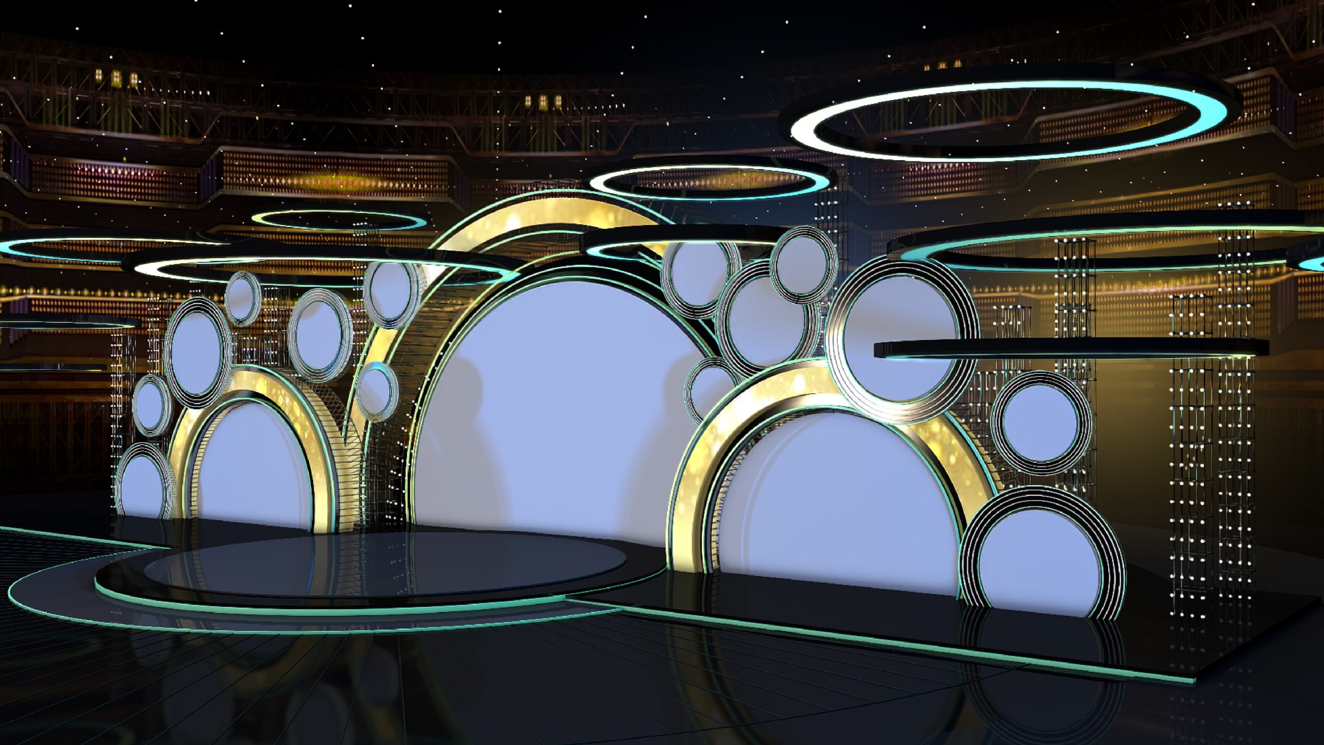 Stage 3D Model - TurboSquid 1724481