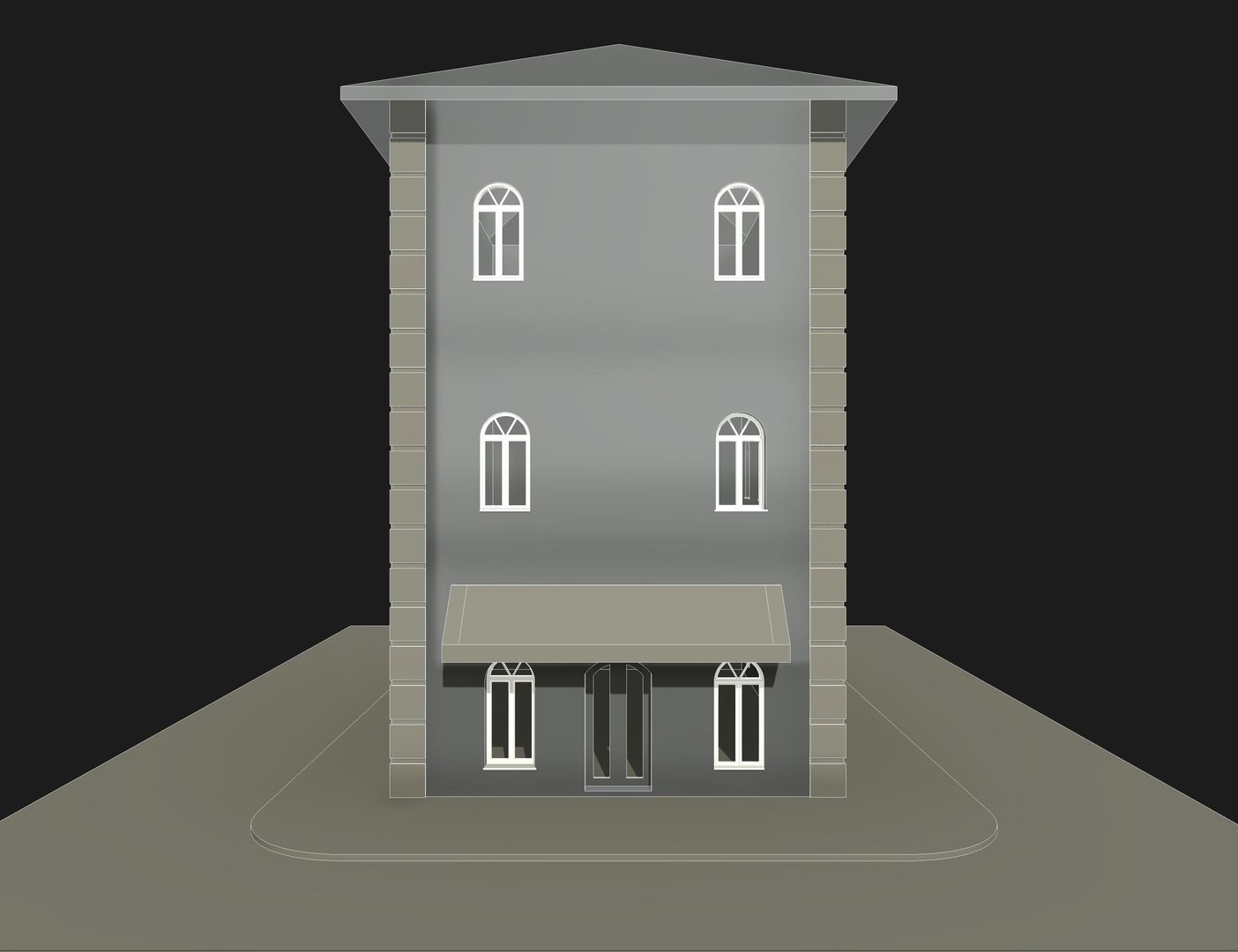 3D Collection - Vintage building set model - TurboSquid 2175024