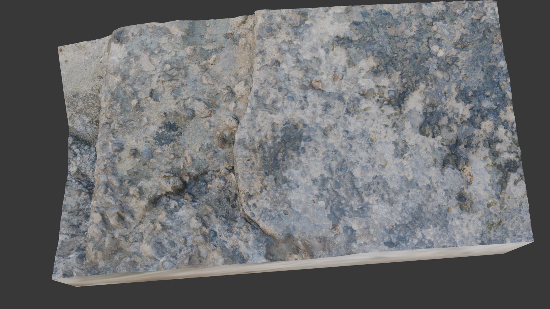 3D Weathered Concrete Slab Model - TurboSquid 2395173