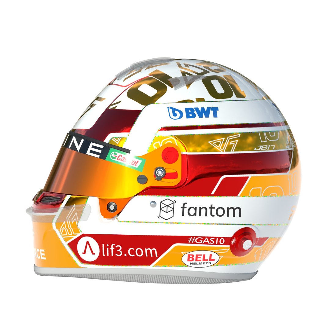 F1 Alpine Helmets 2023 Model - TurboSquid 2116382