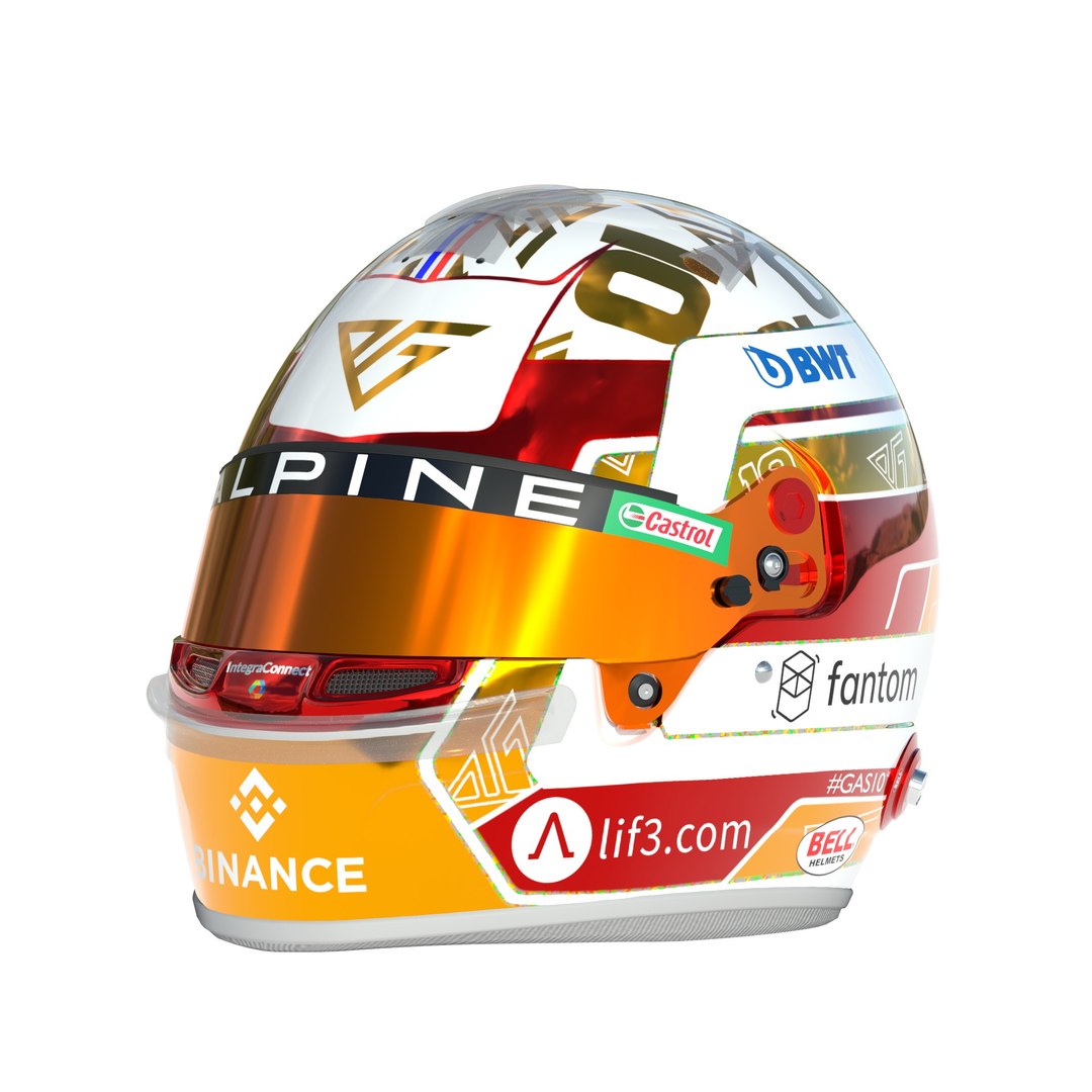 F1 Alpine Helmets 2023 Model - TurboSquid 2116382