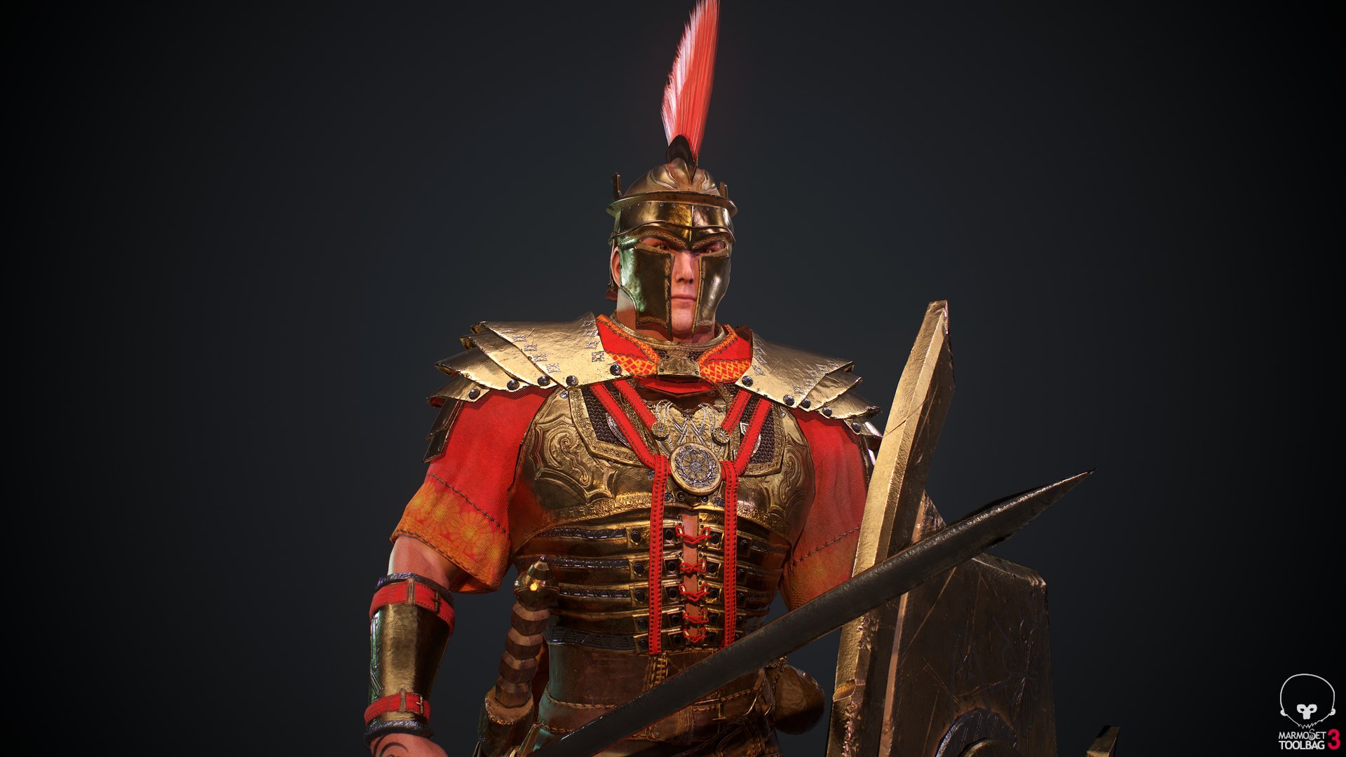 3D Gladiator Prime Low-poly - TurboSquid 1775794