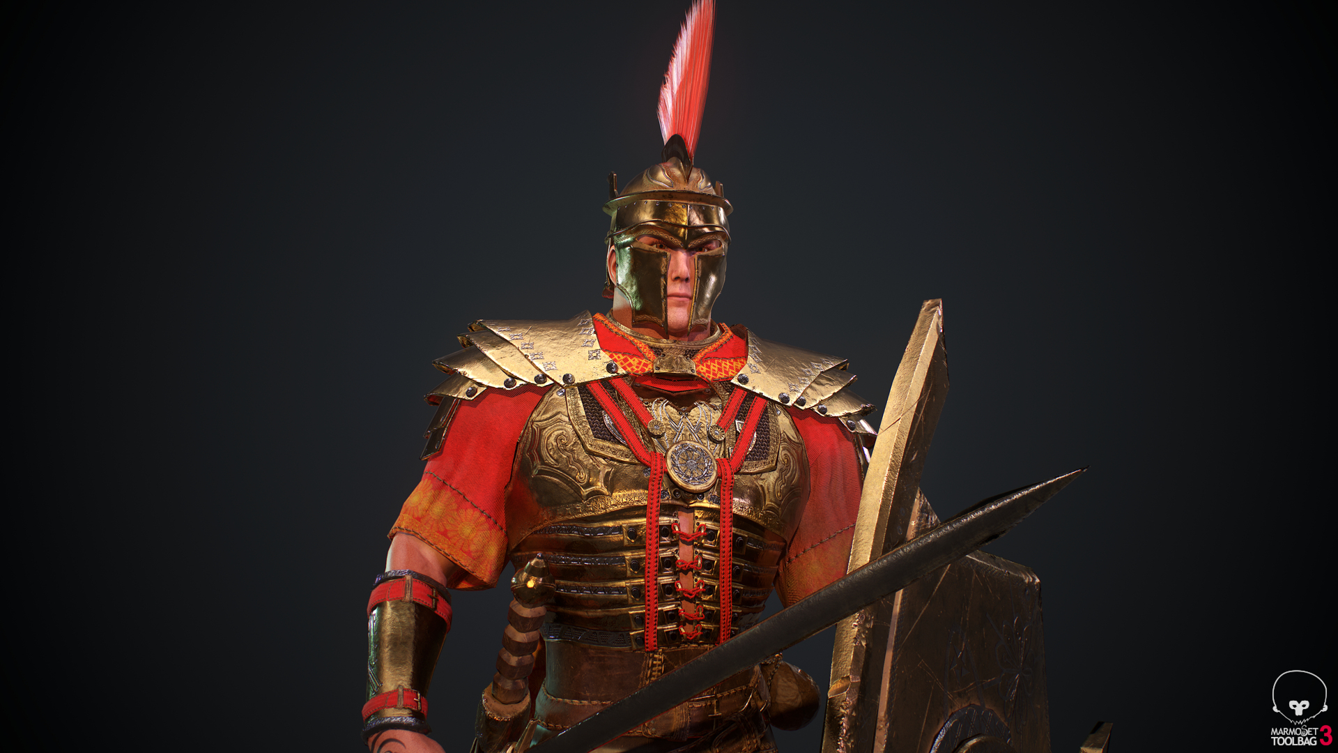 3D Gladiator Prime Low-poly - TurboSquid 1775794