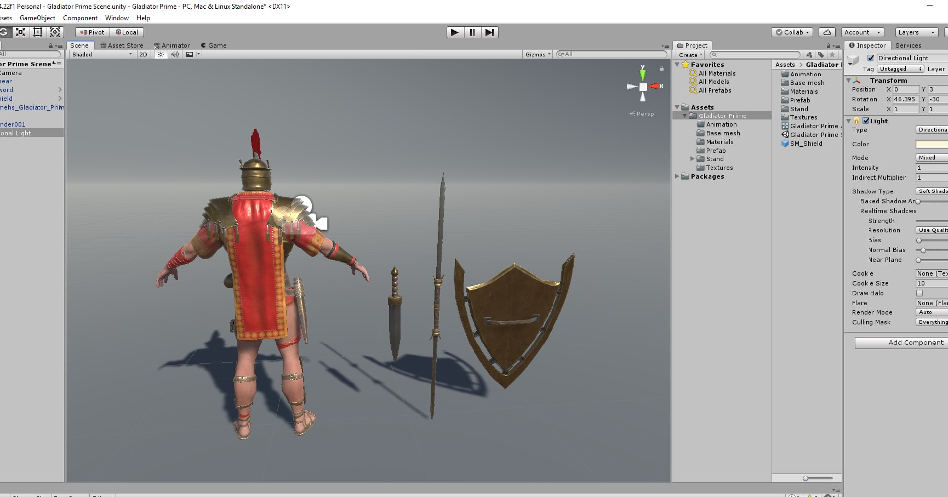 3D Gladiator Prime Low-poly - TurboSquid 1775794