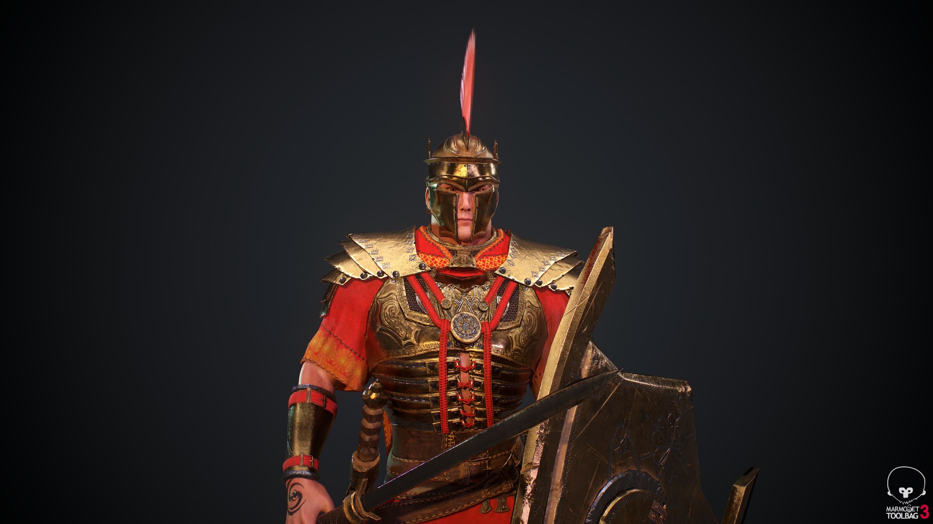 3D Gladiator Prime Low-poly - TurboSquid 1775794