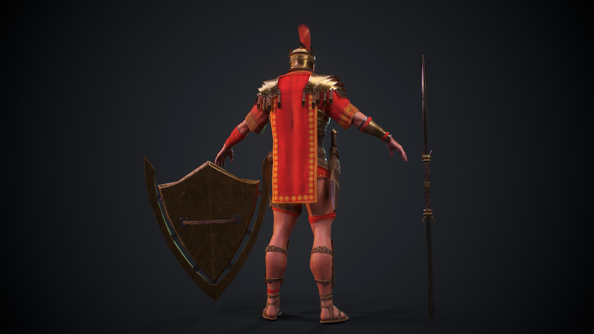 3D Gladiator Prime Low-poly - TurboSquid 1775794