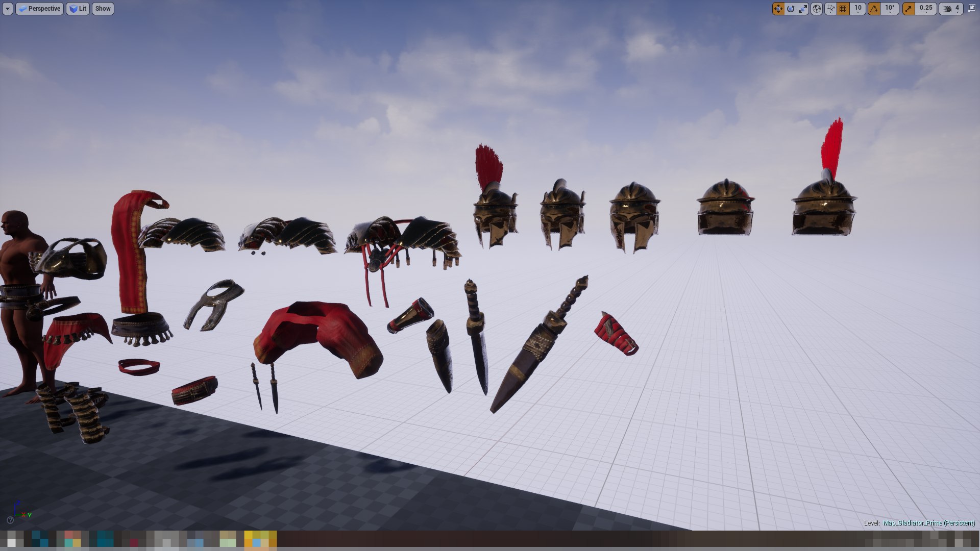 3D Gladiator Prime Low-poly - TurboSquid 1775794