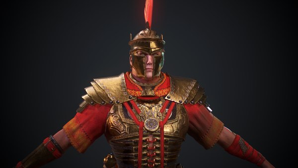 3D Gladiator Prime Low-poly - TurboSquid 1775794